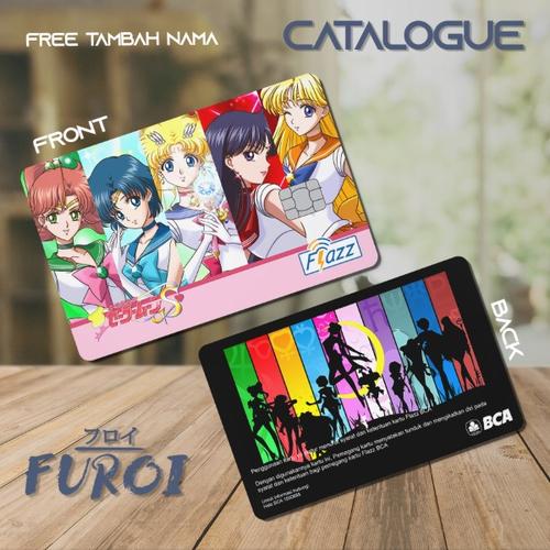 Jual Custom Flazz BCA | Custom Emoney Mandiri | Sailor Moon Silhouette ...