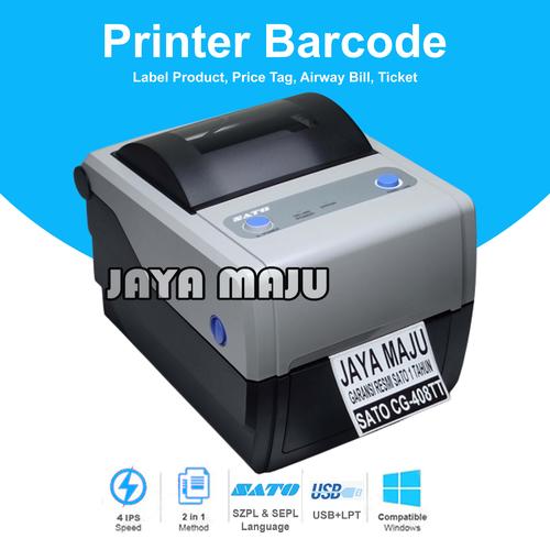 Jual PRINTER BARCODE SATO CG 408TT / CG-408 - PRINTER CETAK LABEL CG ...