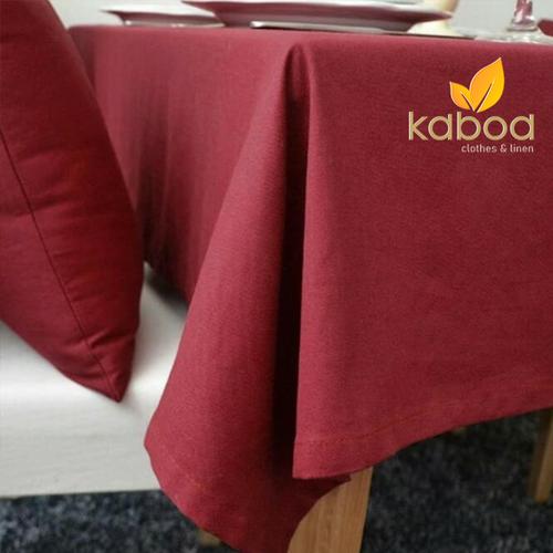 Jual taplak meja/table cloth berbagai warna bahan full cotton/damask ...