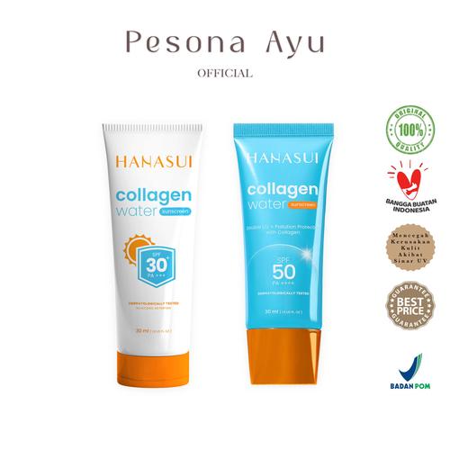 Promo HANASUI Collagen Water Sunscreen SPF 30 | SPF 50 - 30 ml - HNS ...
