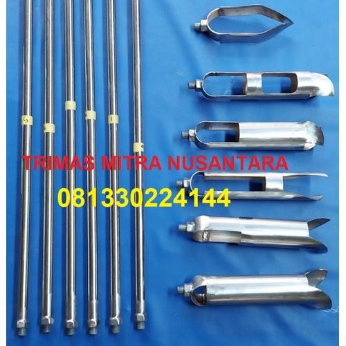 Jual Bor Sampel Tanah Hand Auger set lengkap 6 meter full set stainless ...