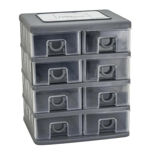 Jual Susun 4 Laci 8 Sekat Container Drawer Fuurin Cabinet Green Leaf ...