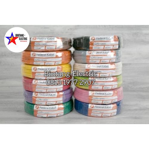 Jual Kabel NYAF / Kabel Serabut 0.5mm / 0,5mm Merk Federal - Biru ...