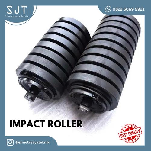 Jual IMPACT ROLLER HEAVY DUTY ROLLER KARET PIPA 60 (89) - PANJANG 180 ...