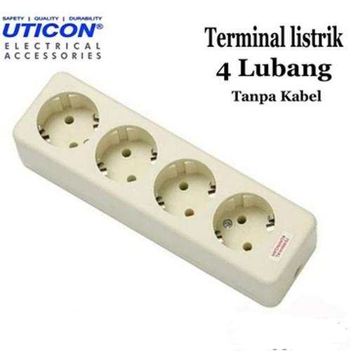 Jual Kotak Colokan Jack Jek Stop Kontak Terminal Listrik 4 Lubang ...