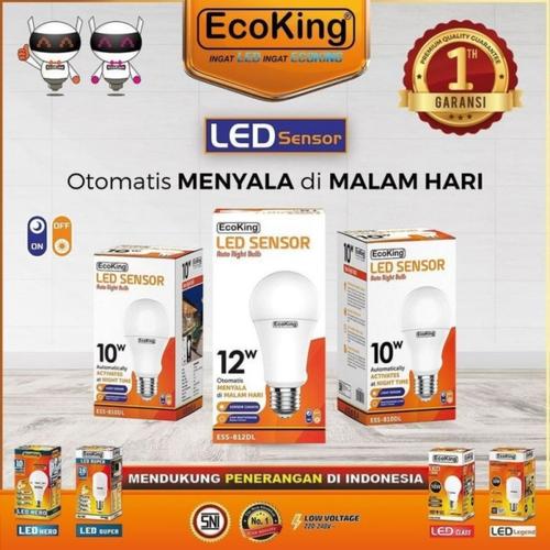Jual Lampu LED Sensor Cahaya EcoKing Otomatis Malam 10 12 18 25 35 45 ...