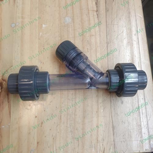 Jual Y Strainer PVC bening 2" Inch / YStrainer PVC bening - Jakarta ...