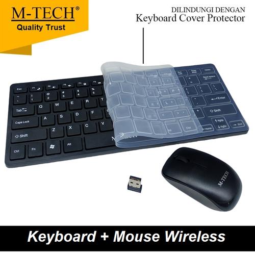 Jual M-Tech STK-03 Mini Keyboard + Mouse Wireless - Putih - Jakarta ...