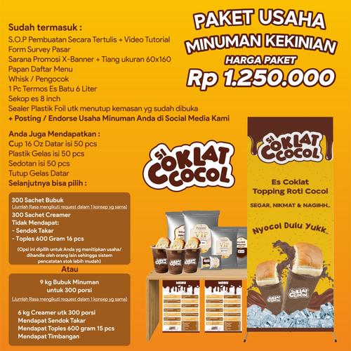 Jual Paket Usaha Minuman Mitra Es Celup Cocol Viral Kekinian 5 Macam ...
