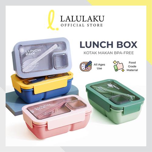 Promo Lunch Box Set/Kotak Bekal Makan Jerami Gandum/kotak makan 850ml ...