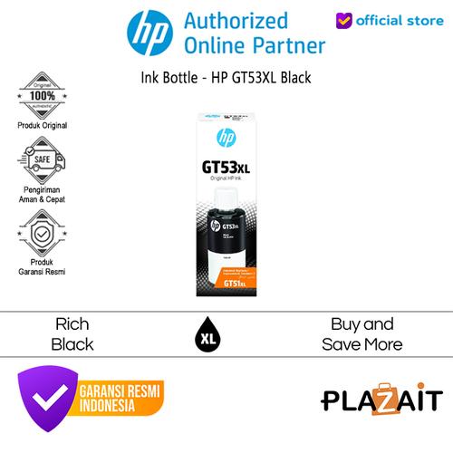 Jual Ink Bottle - HP GT53XL Black 1VV21AA - Original & Baru - GT53XL ...