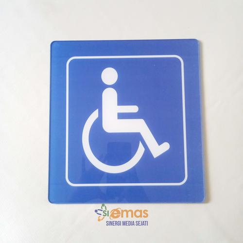 Jual Akrilik Papan Rambu Kursi Roda | Akrilik Lambang Kursi Roda - Kab ...