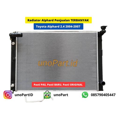 Jual Radiator Assy Toyota Alphard 2.4 2005-2007 (H5) OEM 16041-28610 ...