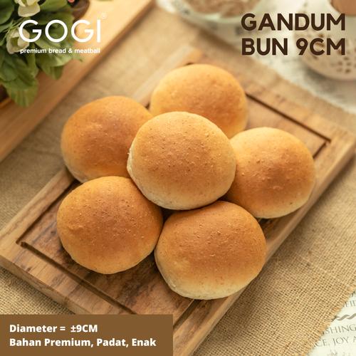 Jual Roti Bun Burger Gandum Wholemeal Bun Roti Gandum Whole Wheat Isi 6 ...