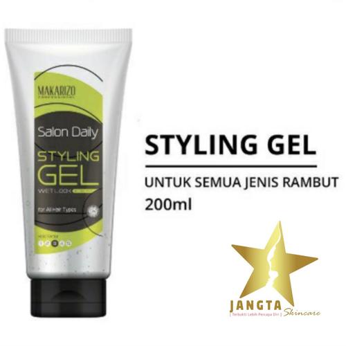 Jual Makarizo Styling Gel Wet Look - Hair Gel - Gel Rambut - Gaya ...