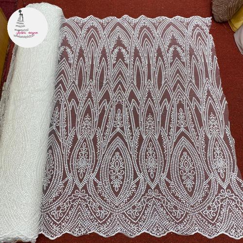 Jual kain tile meteran/kain tile abstrak/tile bordir korea/tile metalic ...