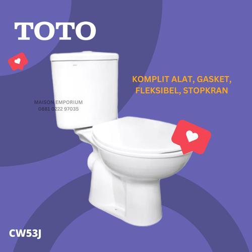 Jual Kloset TOTO CW53J / Kloset Duduk TOTO Duoblock Original - Kota ...