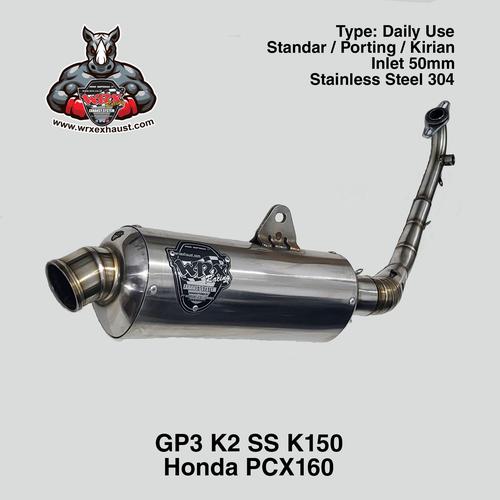 Promo Knalpot WRX GP3 SS K150 PCX160 Cicil 0% 3x - Kab. Tangerang - WRX ...