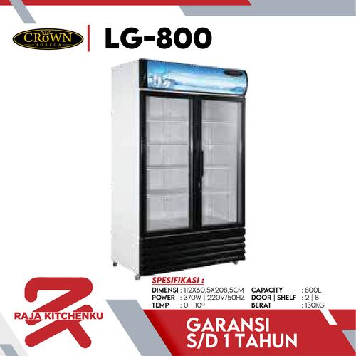 Jual CROWN Showcase Chiller LG-800 / LG 800 / LG800 - Jakarta Barat ...