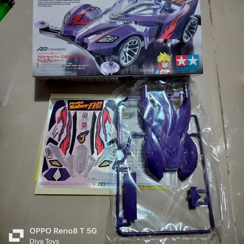 Jual Tamiya 19448 Bodi Body Proto Saber Premium + Decal + Dus Manual ...