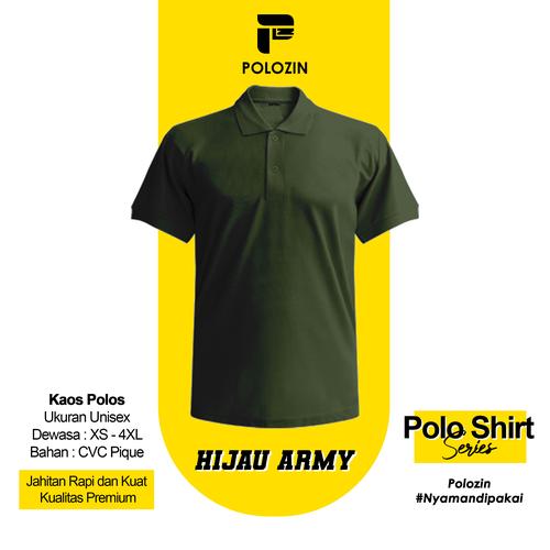 Promo Polozin | Kaos Polo Shirt Kerah Polos Pria Wanita CVC Pique ...
