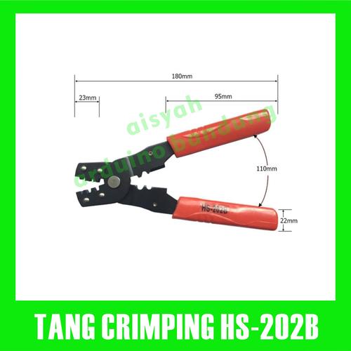 Promo HS-202B Tang Crimping Press Skun Wire Stripper Multi Funtion ...