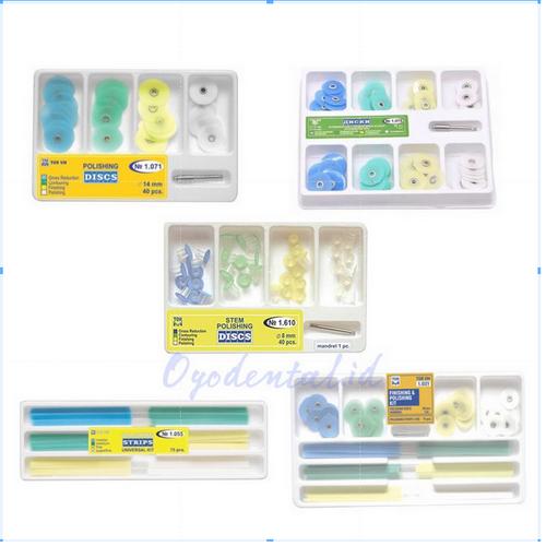 Jual Dental Polishing Disc polidisc disk Wheel Soflex Set composite ...