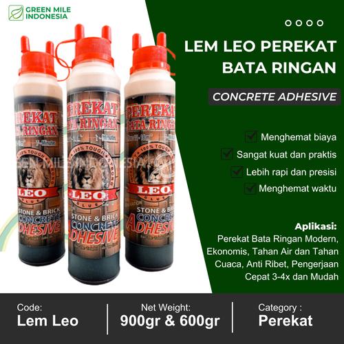 Jual Perekat / Lem Mortar / Lem Bata Ringan / Lem Hebel Lem Leo 900gr - 900gr - Kota Surabaya ...