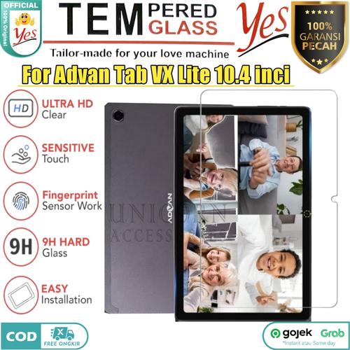 Promo Advan VX Tab Lite 10.4 2023 Tempered Glass YES Tablet Anti Gores ...