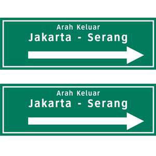 Jual Rambu Lalu Lintas Pesanan Khusus Jakarta-Serang. Ukuran 240x80cm ...