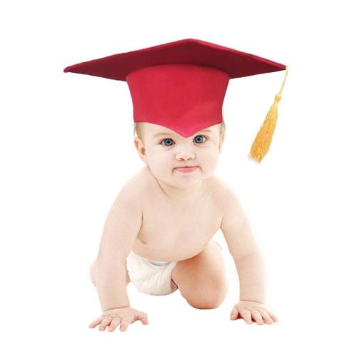 Jual TOPI PROPERTI FOTO BABY NEWBORN TOGA WISUDA WARNA MAROON ...