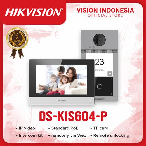 Jual HIKVISION DS-KIS604-P VIDEO INTERCOM VILLA DOOR STATION BUNDLE ...