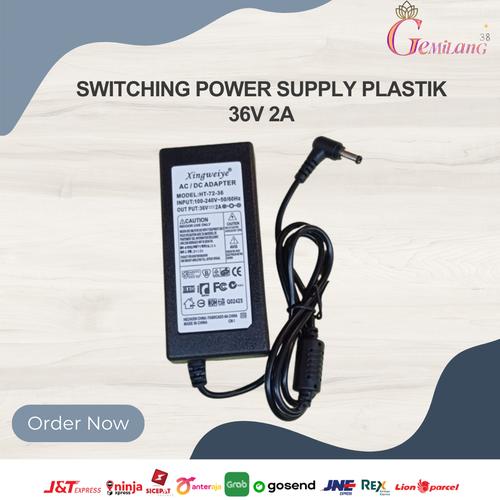 Jual Switching Adaptor 36V 2A / Switching Power Supply Plastik 36V 2A ...