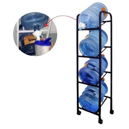 Jual Rak Galon Susun 4 Tempat Galon Susun Besi Roda - Jakarta Barat ...