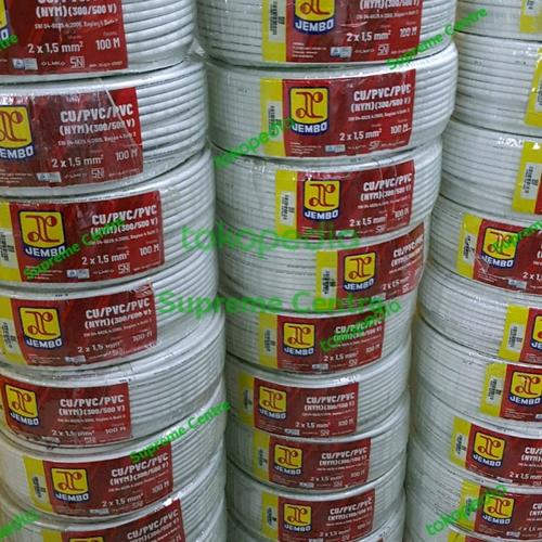 Jual Kabel Tunggal NYM 2x1,5 2x1.5 mm JEMBO Roll 50 Meter - Jakarta ...