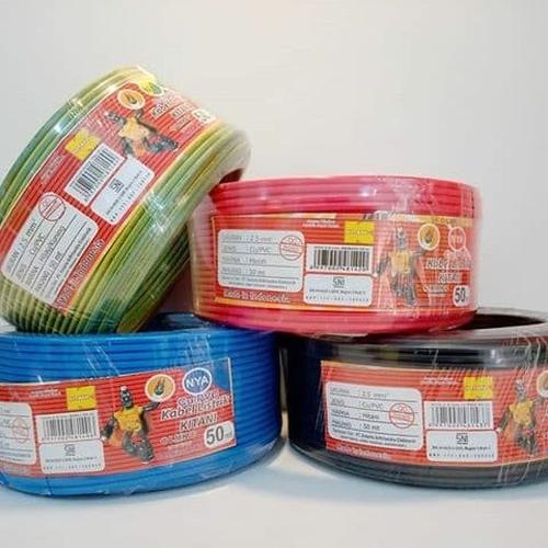 Jual Kabel NYA 2,5mm KITANI 2.5 mm 50M FULL Tembaga Murni Standar PLN ...