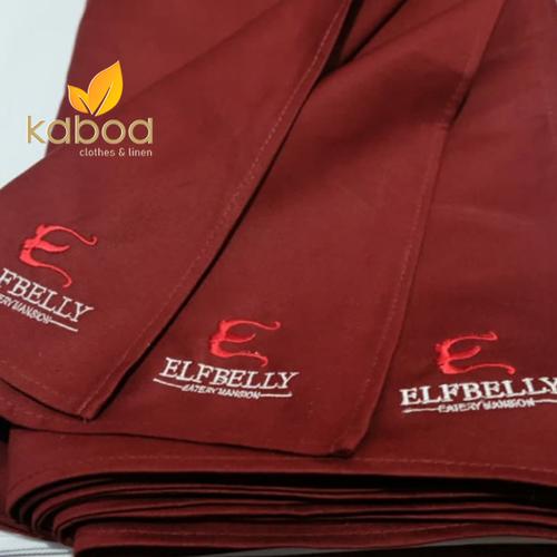 Jual Serbet makan/napkin damask/full cotton polos varian warna plus ...