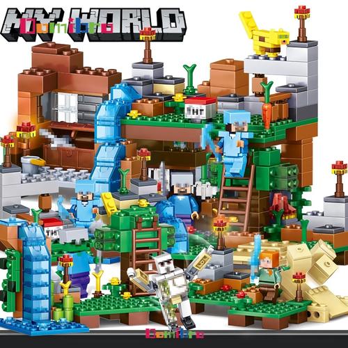 Jual Edukasi Mainan Block MY WORLD Mainan Anak Brick Mainan Anak Laki ...