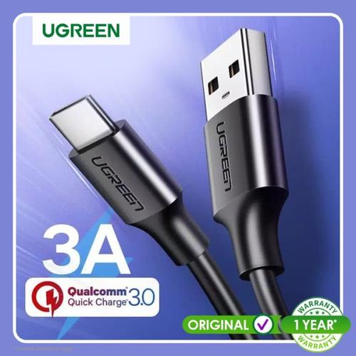 Jual UGREEN Kabel Data Charger USB TYPE C 3A 2M dan 25cm 60118 60114 ...