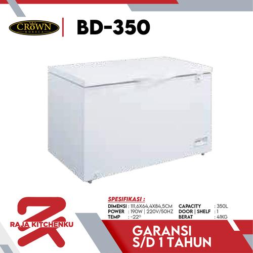 Jual CROWN Chest Freezer BD-350 / BD 350 / BD350 - Jakarta Pusat - raja ...