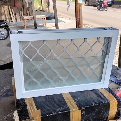 Jual BOVEN ALUMINIUM 60X40 KACA ZIGZAG TRALIS ALUM VENTILASI ...