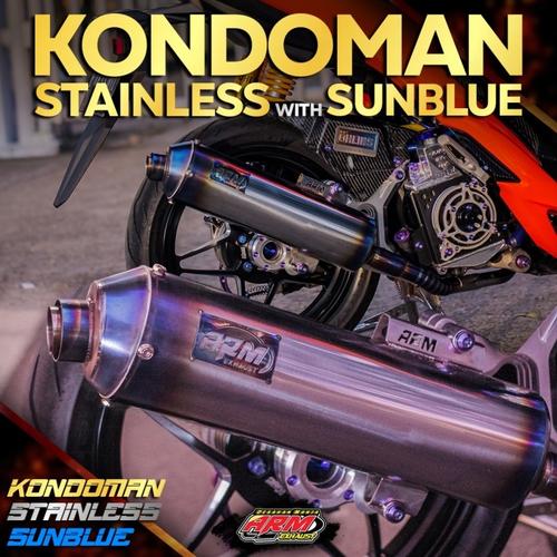 Jual STD KONDOMAN STAINLES WITH SANDBLUE - Kota Depok - ARM_EXHAUST | Tokopedia