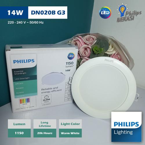 Jual Lampu Downlight LED Philips DN020B G3 14 Watt 6 inch - Kuning - Kota Bekasi - Philips ...