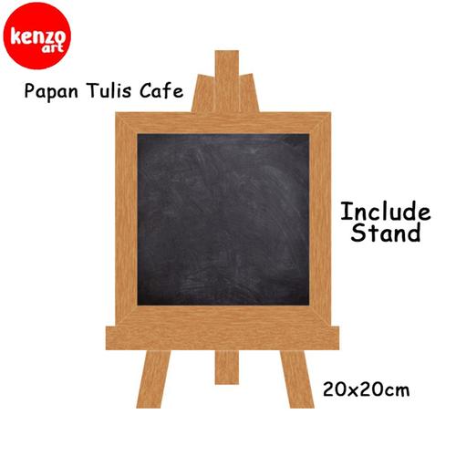 Jual Papan Tulis Hitam Cafe 20x20 + Stand - Kota Bandung - Kenzo Art ...