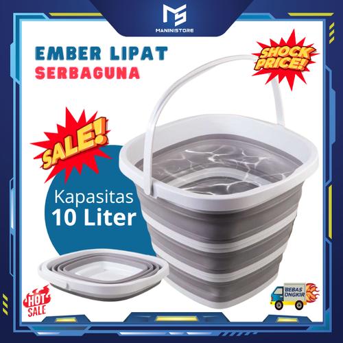 Promo Ember Baskom Lipat Silicon Serbaguna Cuci Mobil 10 11 5 Liter ...
