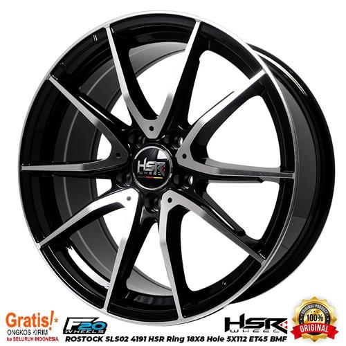 Jual VELG HSR WHEEL ROSTOCK SLS02 4191 R18X8 H5X112 ET45 BMF - Kota ...