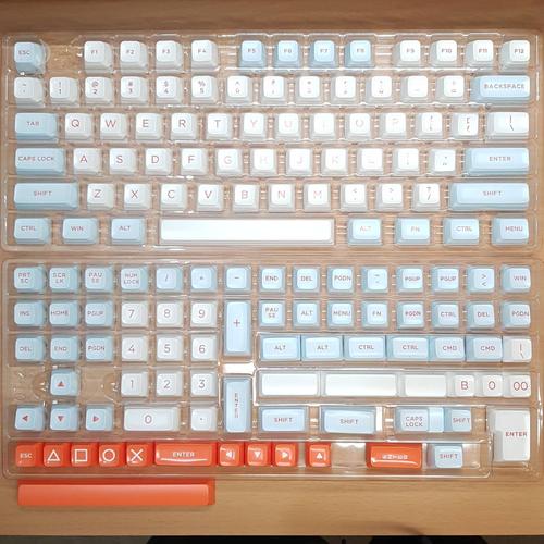 Jual Salmon theme ABS Doubleshot ASA - Keycaps Set - Kota Surabaya ...