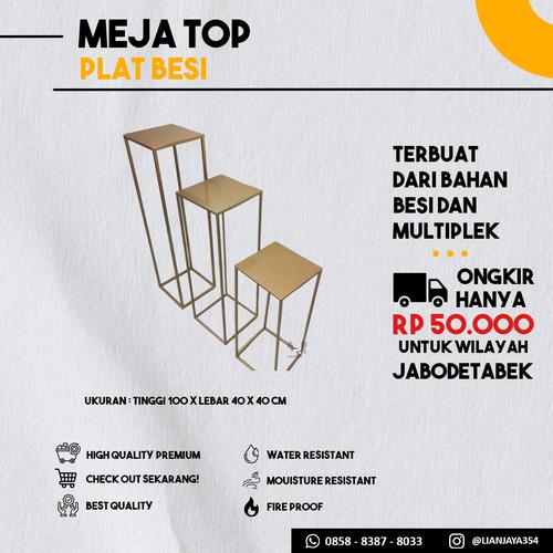 Jual meja top plat besi - Kota Bekasi - lian jaya 354 | Tokopedia