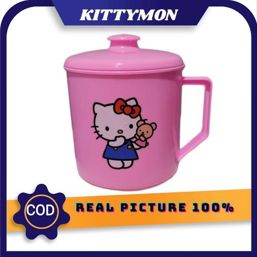 Jual Mug jumbo plastik isi 1 liter GAMBAR SABLON hello kitty - Jakarta ...