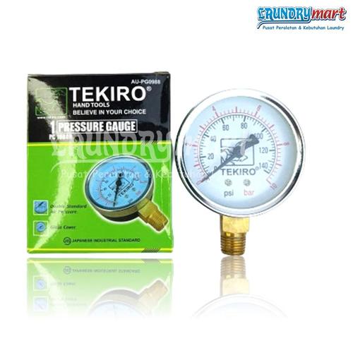 Jual TEKIRO MANOMETER PRESSURE GAUGE 10 BAR / MANOMETER 10 BAR / MANO ...